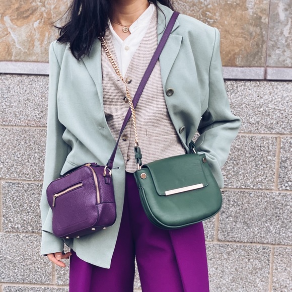 Francesca's Collections | Bags | Cross Body Bag In Purple Francescas ...